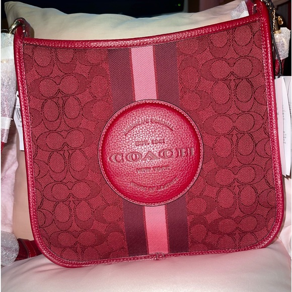 Coach | Bags | Nwt Coach Dempsey File Bag Signature Jacquard Stripe ...